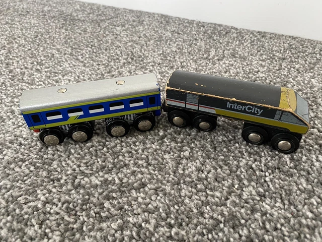 INTERCITY BRIO TRAIN for Wooden Train Track £29.99 - PicClick UK