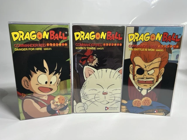 DRAGON BALL COMMANDER Red Saga UNCUT VHS COMPLETE - Fantastic Condition ...