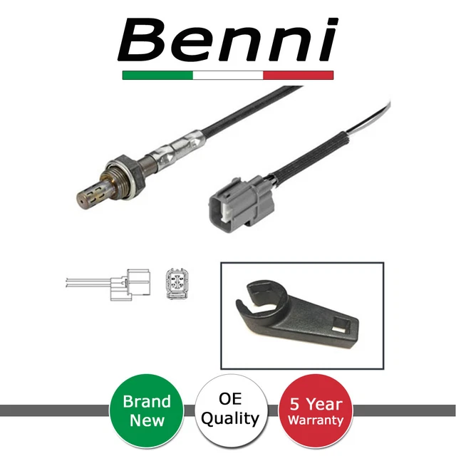 LAMBDA SENSOR + Fitting Tool Front Benni Fits Honda Accord 2.0 4 Wire ...