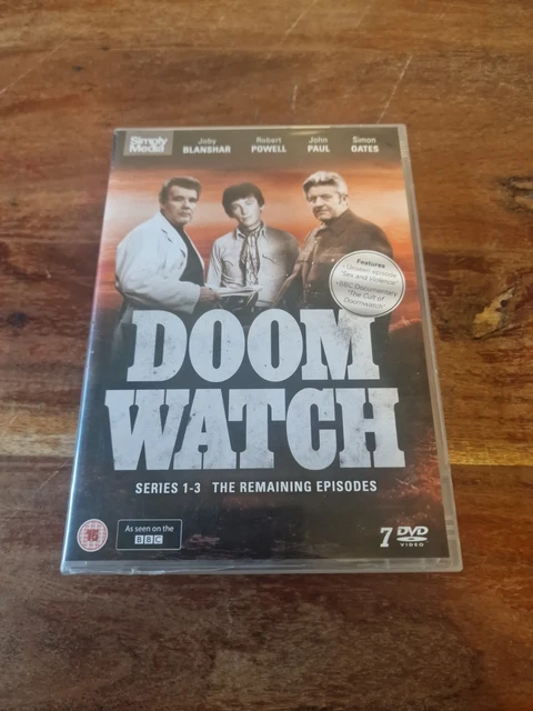 DOOMWATCH - SERIES 1-3 (The Remaining Episodes) - 7 x DVDs Set £14.99 ...