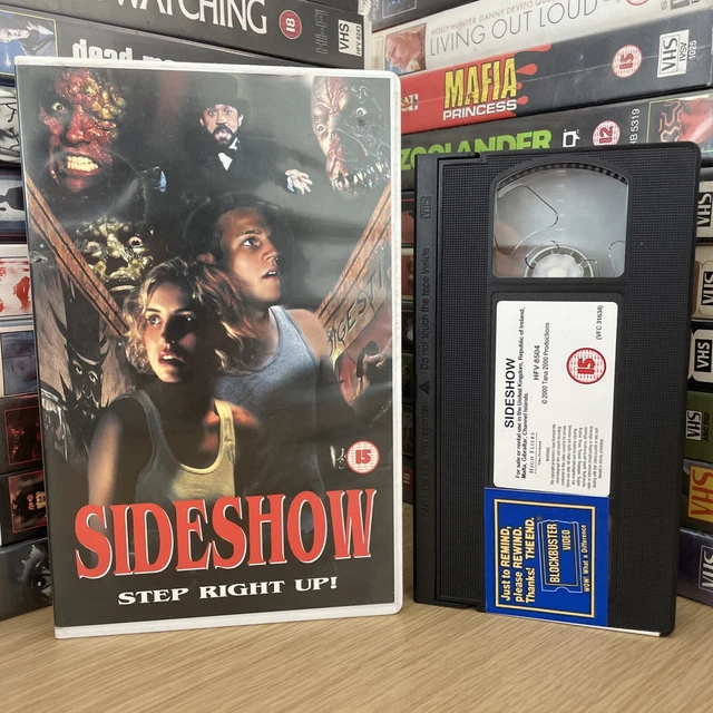 SIDESHOW - BIG Box Ex-rental VHS - FULL MOON Horror - High Fliers Video ...