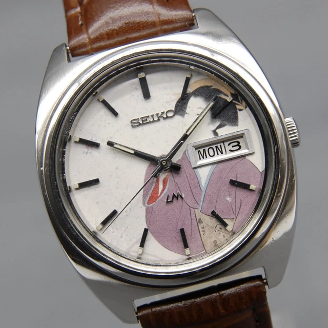 SERVICED 1971Y [N MINT] Vintage SEIKO Lord Matic 5606-7140 LM 36mm ...