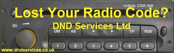 VAUXHALL RADIO CODE Decode Unlock Codelocked ? CDR 500 (D) (E) Siemens VDO Delco £30.00 ...
