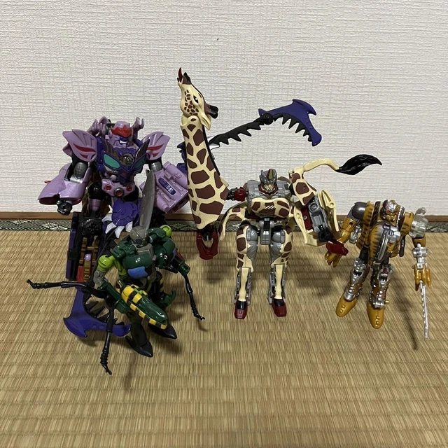 TRANSFORMERS BEAST WARS Action Figure 4p set TAKARA Japan Vintage Toy ...