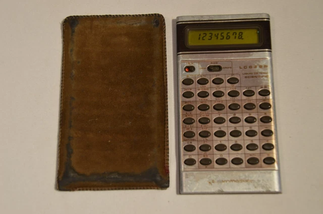 VINTAGE COMMODORE LC63SR Liquid Crystal Scientific Rare Calculator £17. ...