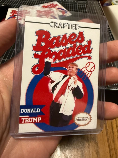 LIMITED CUSTOM BASES Loaded Donald Trump Trading Card £5.84 - PicClick UK
