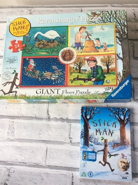 JULIA DONALDSON STICK man Ravensburger jigsaw puzzle & DVD Christmas ...