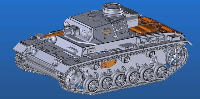 AIRFIX PANZER III AUSF J Model £50.86 - PicClick UK