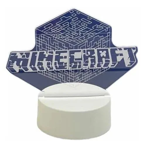 MINECRAFT GAME HIHECRAFT Surrounding Character Prototype 3D Led Lamp ...