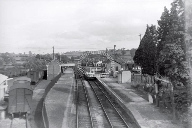 PHOTO BR BRITISH Railways Station Scene - BROMYARD 1958 £1.99 - PicClick UK
