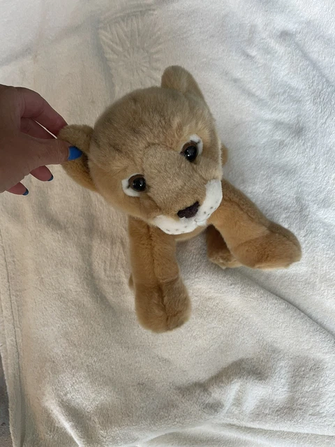 MEDIUM BBC EARTH BABy ANIMAL SOFT TOY LION cub PLUSH TOY SAFARI PLUSH £ ...