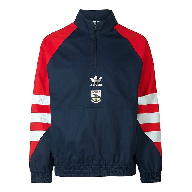 ARSENAL ADIDAS ORIGINALS Retro Trefoil 1991-1993 1/4 Zip Drill Top ...