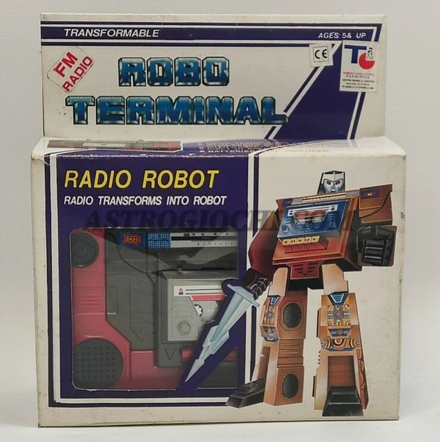 TRANSFORMERS TERMINAL RADIO Robot Blaster Knockoff Bootleg Ko Vintage ...