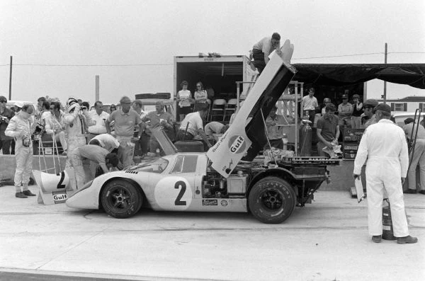 DEREK BELL RICHARD Attwood Porsche 917 K Watkins Glen 1971 Old Racing ...