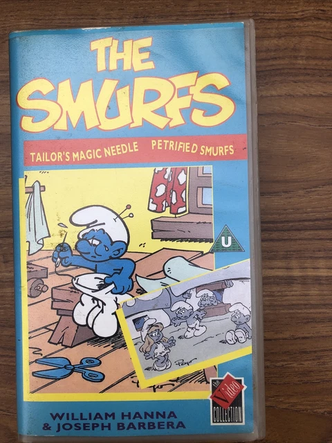 THE SMURFS TAILOR'S Magic Needle Hanna Barbera Pal Vhs Video Kids ...