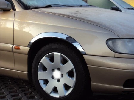 VAUXHALL OMEGA BRAND New Wheel Arch Trims front rear Chrome Set Year 94 ...