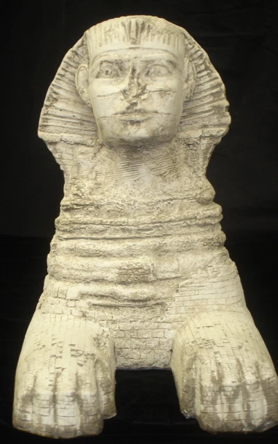 ANCIENT EGYPTIAN SPHINX Statue Giza Pharaoh Tomb Museum Reproduction ...