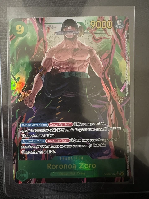 OP06-118 RORONOA ZORO - SEC Alt Art - One Piece TCG - Carte anglaise ...