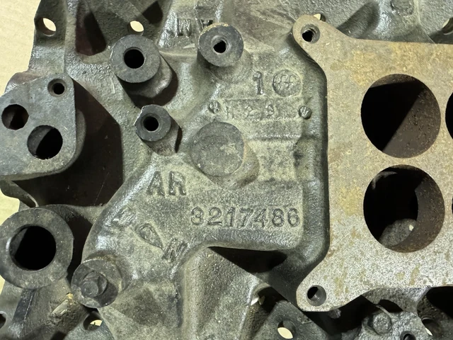 AMC JAVELIN AMX intake manifold 1973 401 factory cast iron rare 3217486 ...