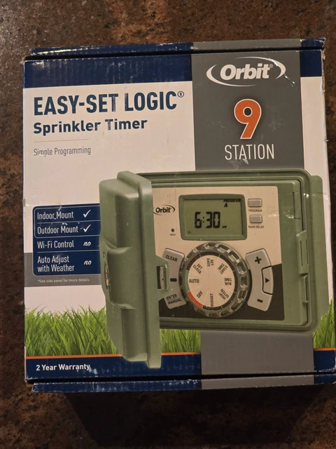 ORBIT 9 STATION Indoor Outdoor Sprinkler Timer Irrigation Controller ...