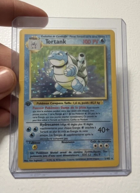 CARTE POKEMON TORTANK FR HOLO edition 1 - Set de base- 2/102 - Wizard ...