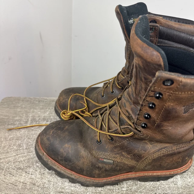 RED WING SHOES Size 7.5 Men's Loggermax 9" Logger Steel Toe Boot 4417 ...