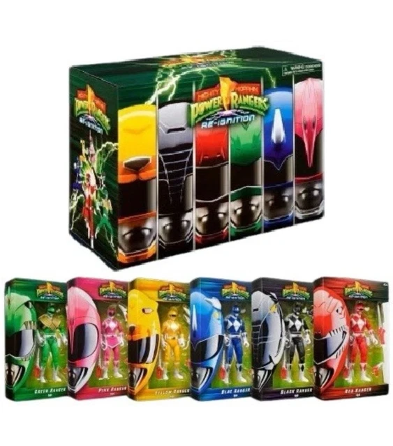 MIGHTY MORPHIN POWER Rangers Re-Ignition 6 Action Figure Box Set $122. ...