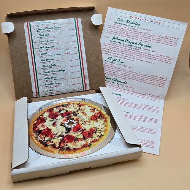 VINTAGE RARE 1990 Capitol Records - Leaning Tower Pizza - promo CD in ...