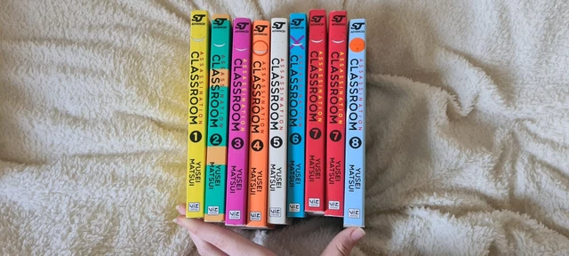 ASSASSINATION CLASSROOM MANGA Box Set Volume 1 - 8 (2 X 7 vol) English ...