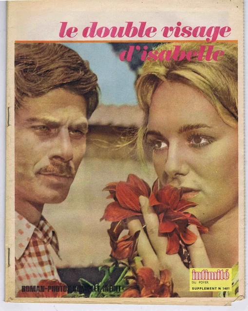 LE DOUBLE VISAGE d'Isabelle Roman-photos 1972 Supplément Intimité du ...