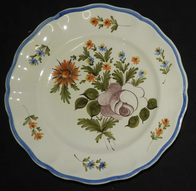 ST-CLEMENT FRANCE ASSIETTE (contemporaine, très bon état) décor floral EUR 10,00 - PicClick FR