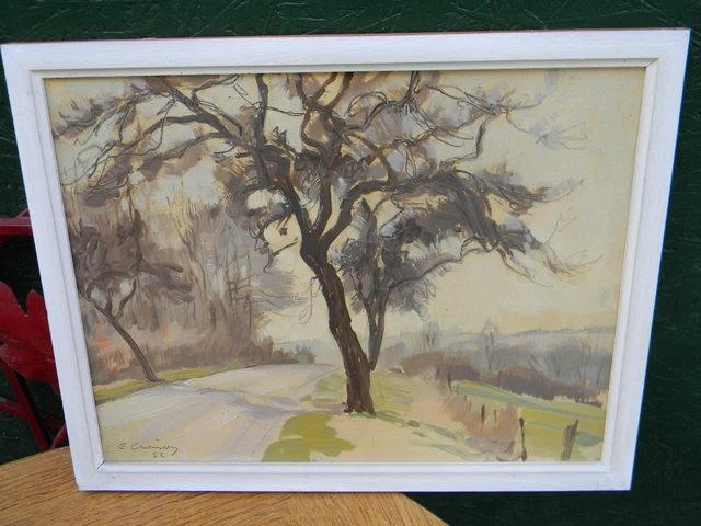 LOUIS GABRIEL CROISON 1890- 1966 Huile sur Isorel 1952 EUR 320,00 ...