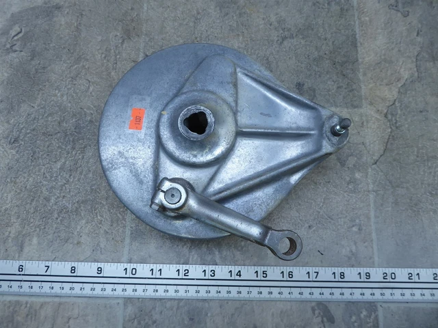 1974 HONDA CB360 H1137. rear brake plate hub drum EUR 24,46 - PicClick IT