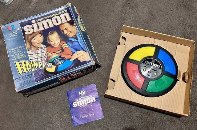 VINTAGE ELECTRONIC SIMON Game 1978 Milton Bradley Toys MB Games 70s computer $119.99 - PicClick AU