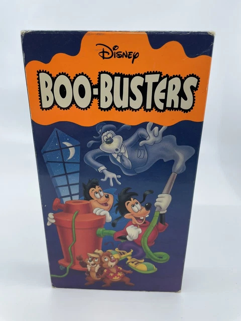 DISNEY BOO-BUSTERS VHS ghostly episodes of Goof Troop, Rescue Rangers £ ...