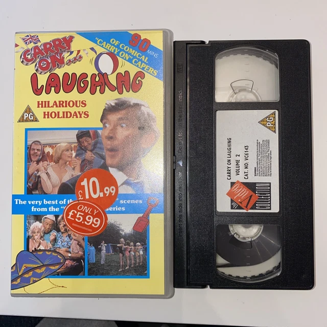 CARRY ON LAUGHING Hilarious Holidays Vhs Video £19.99 - PicClick UK