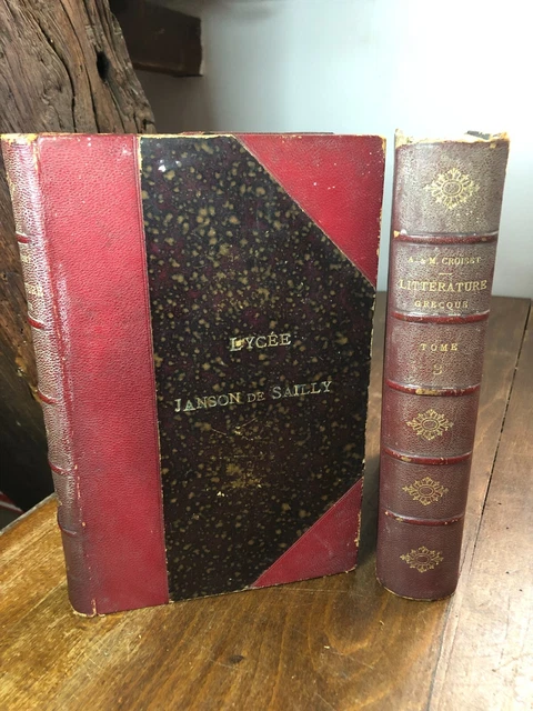 HISTOIRE DE LA littérature Grecque, Alfred & Maurice Croiset, tomes 2 ...