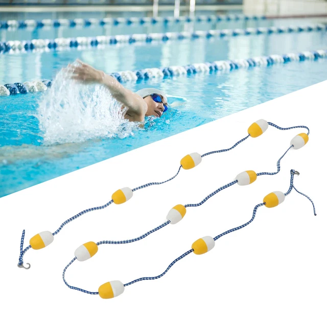 FLOAT LANE LINE 5M 7CM PVC ReHGe Swimming Pool Safety Divider Rope For ...