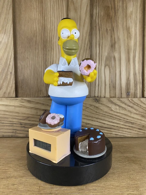THE SIMPSONS HOMER Simpson Talking Alarm Clock 1998 20th Century Fox £ ...