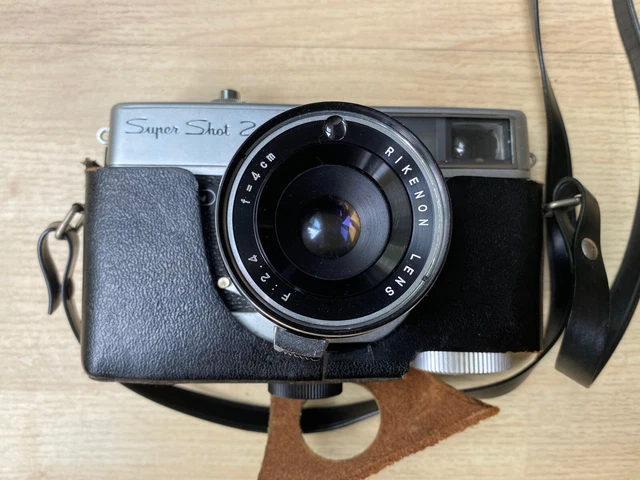 RICOH SUPER SHOT 2.4 Rikenon 40mm f/2.4 lens clockwork film camera £19. ...