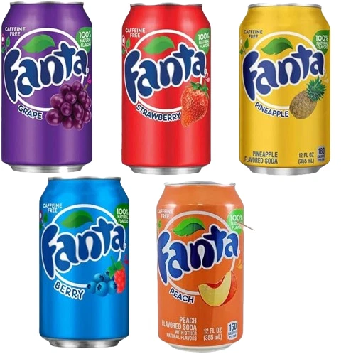 FANTA FRUIT FLAVOURED Soft Drinks - Assorted Flavours & Sizes (6pk/12pk ...