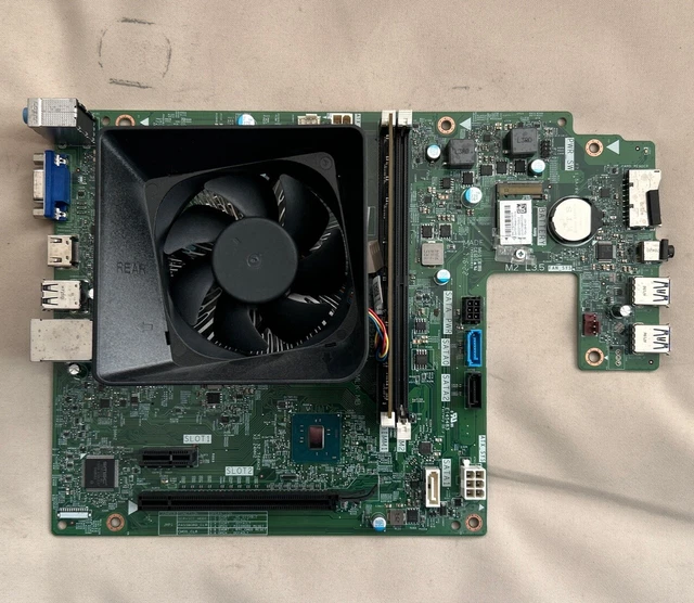 DELL VOSTRO 3268 DDR4 MOTHERBOARD P/N : 0Y2YM6 + INTEL® i5-7400 CPU ...