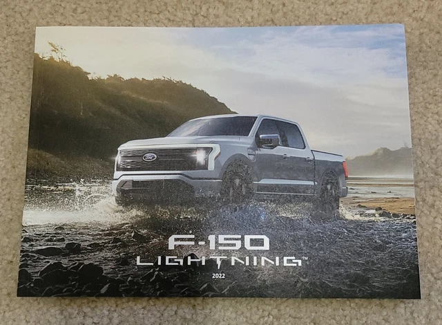 2022 FORD F-150 Lightning brochure de vente originale EUR 10,61 ...