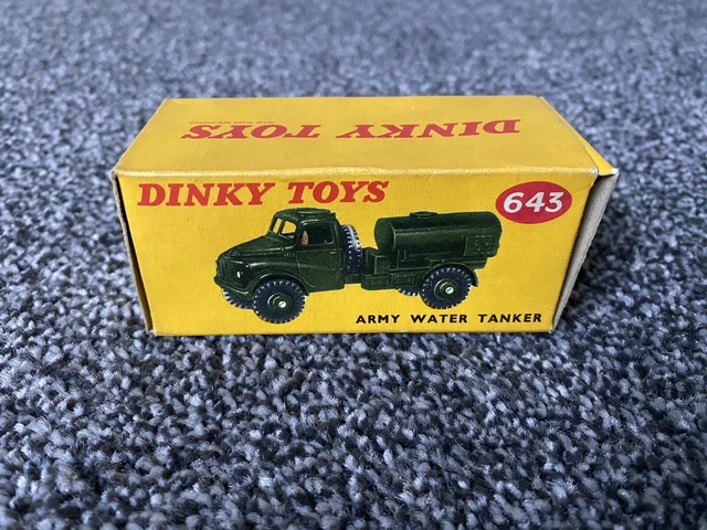 DINKY TOYS ARMY Water Tanker - Model 643 £22.50 - PicClick UK