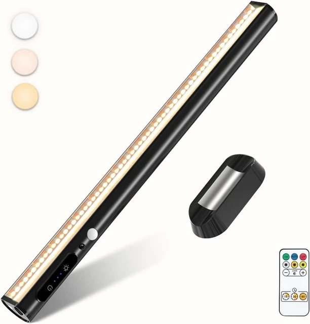 BRAVZURG MOTION SENSOR LED Strip Light Bar, Battery Operated Wall ...