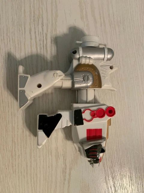 VINTAGE MIGHTY MORPHIN Power Rangers White TIGERZORD Water Squirt Gun ...