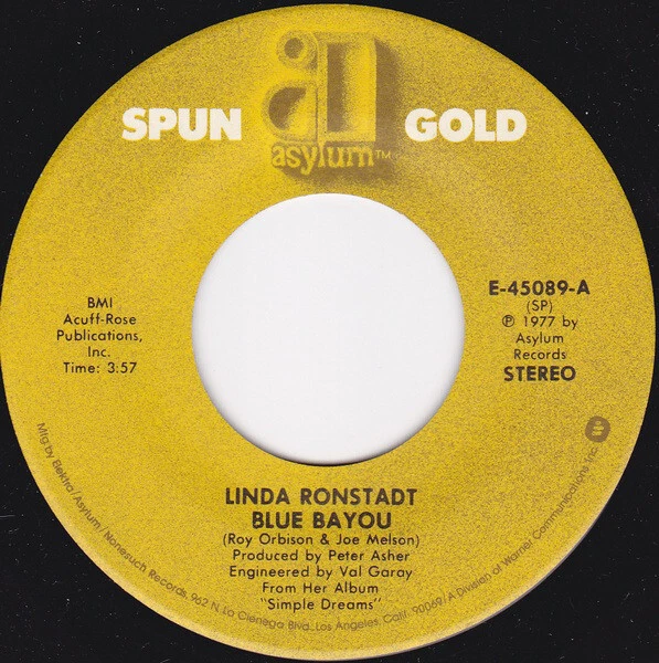 LINDA RONSTADT - Blue Bayou - Used Vinyl Record 7 - H8100z EUR 13,79 ...