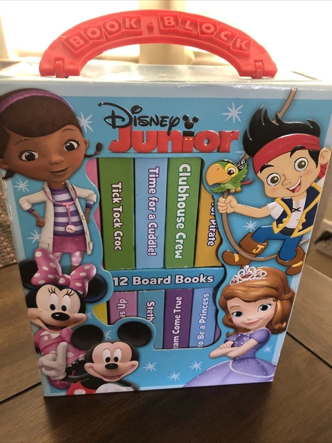 DISNEY JUNIOR MINI Board Books Block Set of 12 Sofia Jake Doc ...