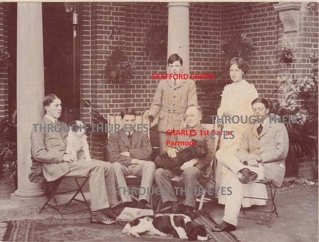 ORIGINAL PHOTO CHARLES Cripps 1st Baron Parmoor with King Edward VII ...
