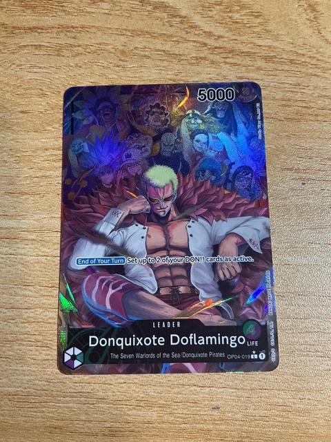 ONE PIECE CARD Game - Donquixote Doflamingo - Leader - OP04-019 L Alt ...